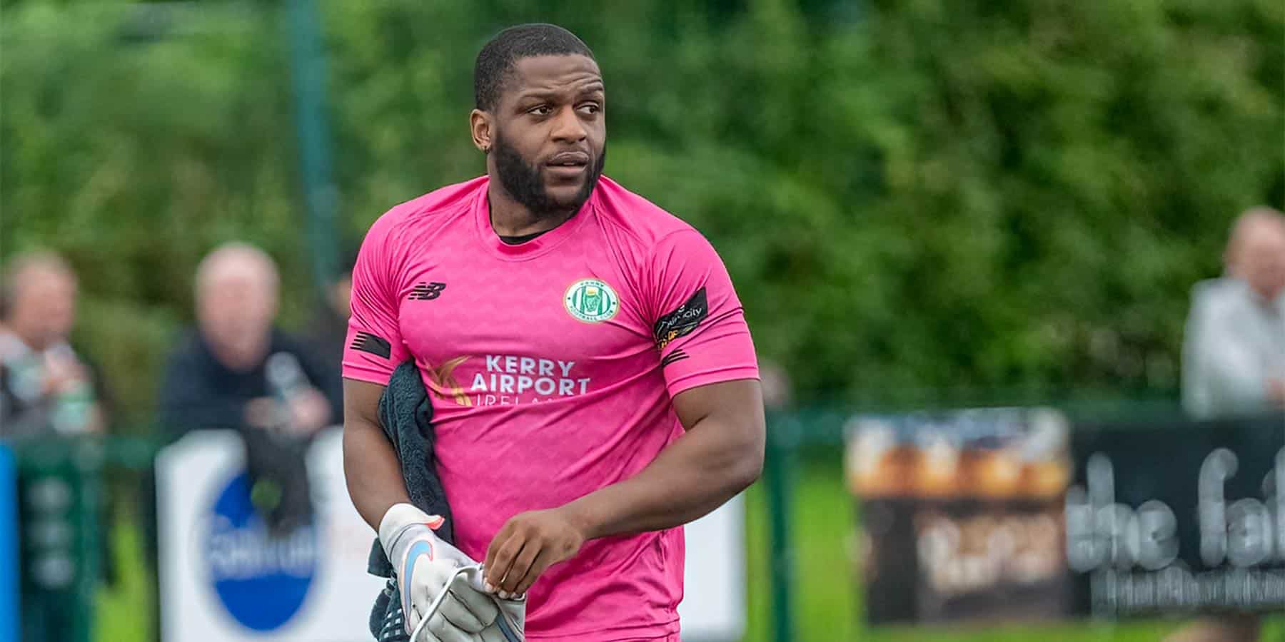 Shot stopper Arthur Nganou signs for Kerry Football Club
