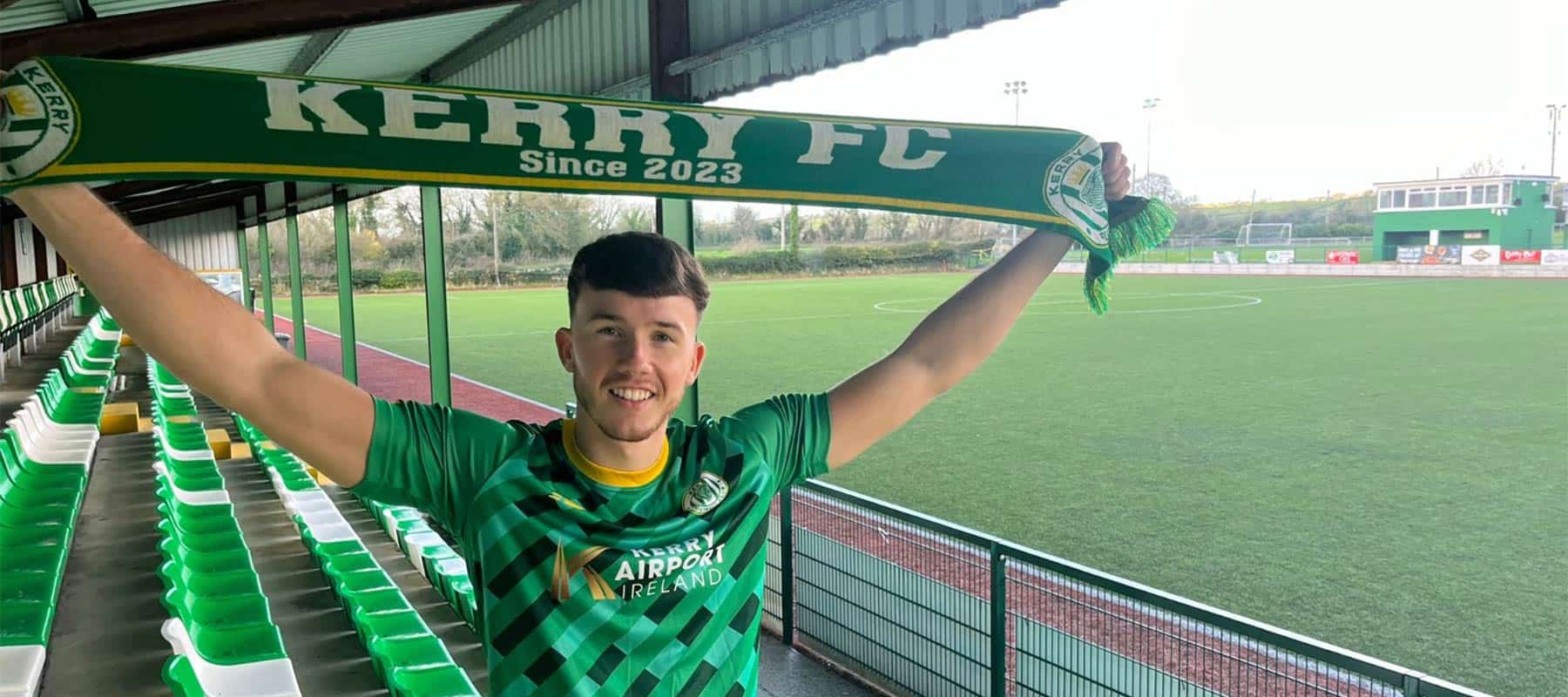 Andy Spain makes the move to Kerry FC from Treaty United
