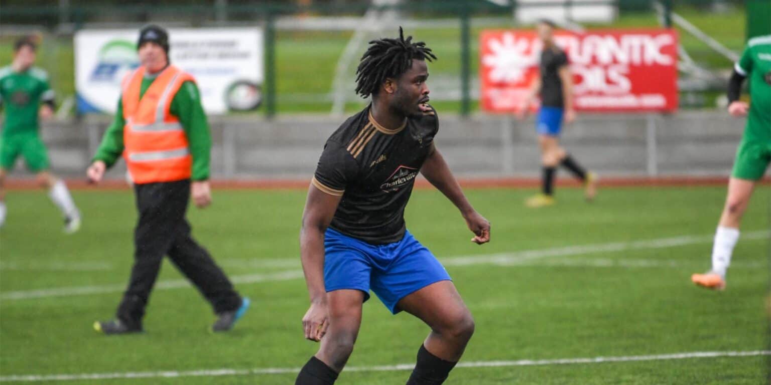 Striker Victor Udeze signs for the Kingdom